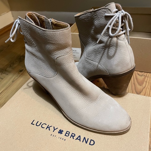 Lucky Brand | Shoes | Lucky Brand Jaile Booties Tan | Poshmark
